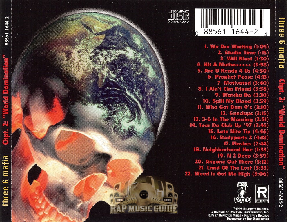 Three 6 Mafia Chpt 2 World Domination 1st Press Cd Rap Music Guide